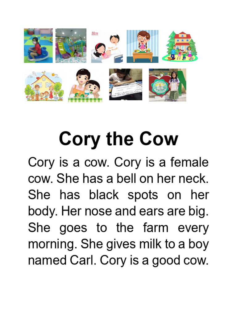 Cory The Cow | PDF