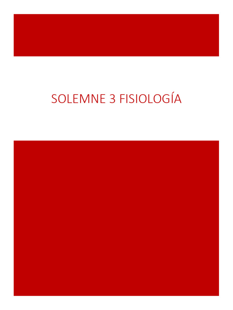 Solemne 3 FisiologÃ - A | PDF