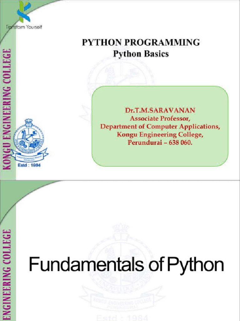 CSC 102 (Python Practical) | PDF