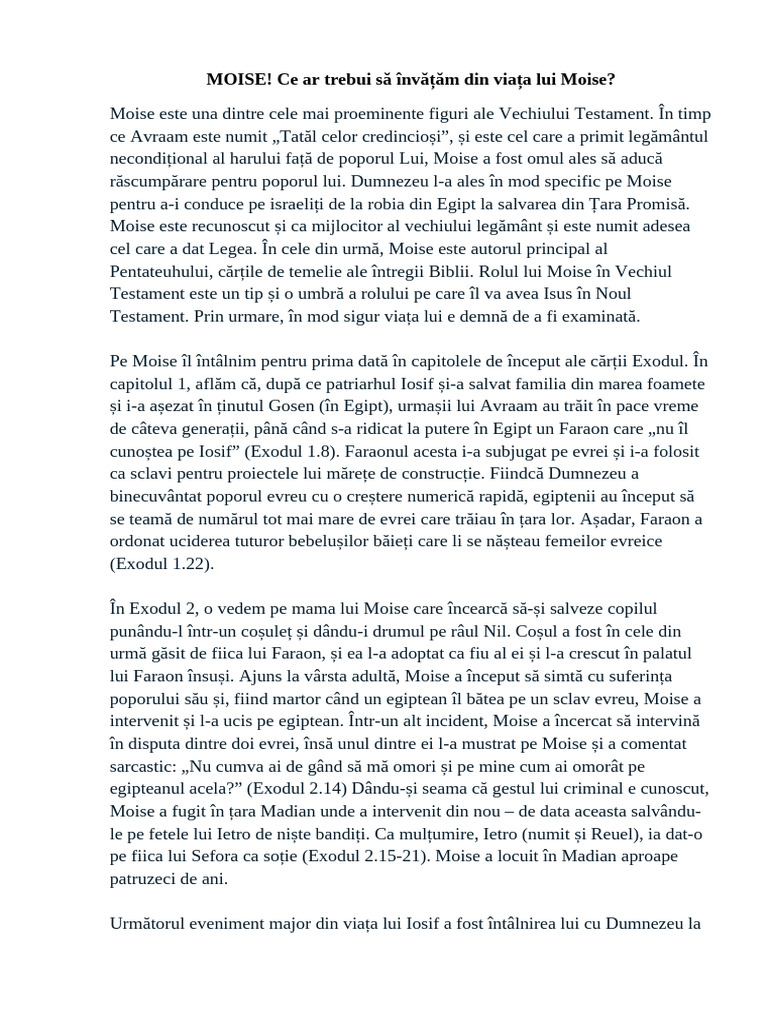 Moise | PDF