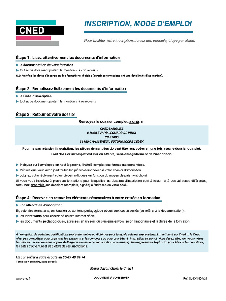 Cned Licence Education Di2024 | PDF