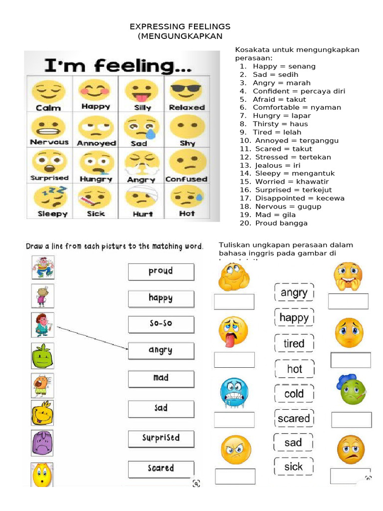 EXPRESSING FEELINGS | PDF