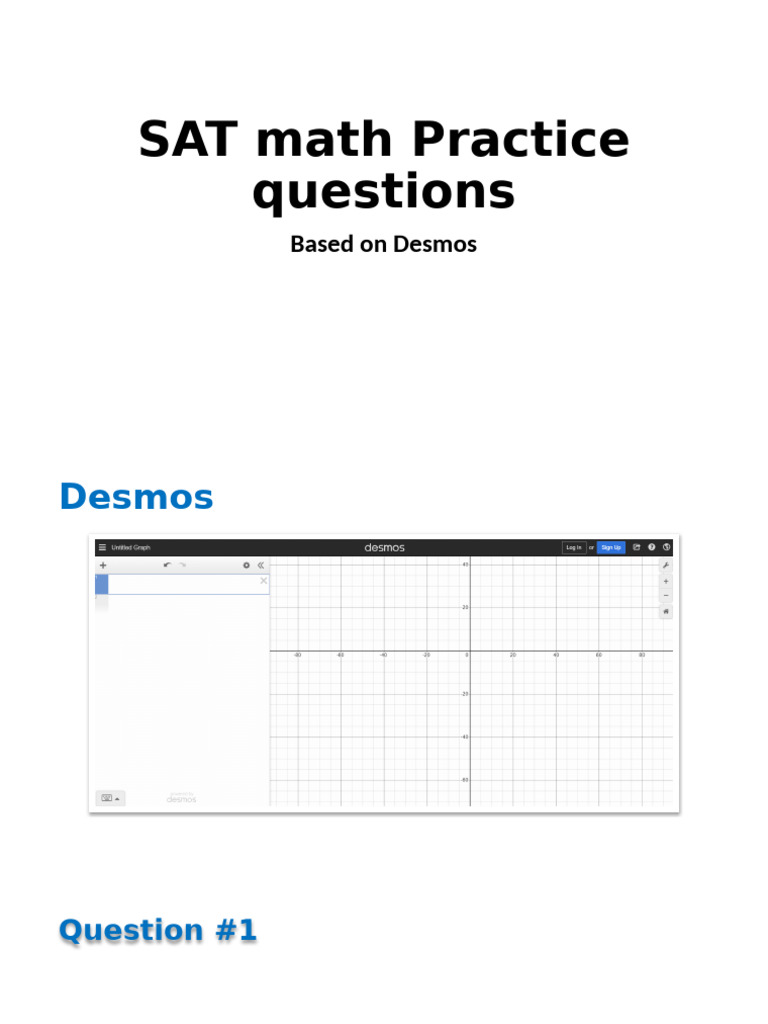 Desmos | PDF | Mathematical Objects | Teaching Methods & Materials