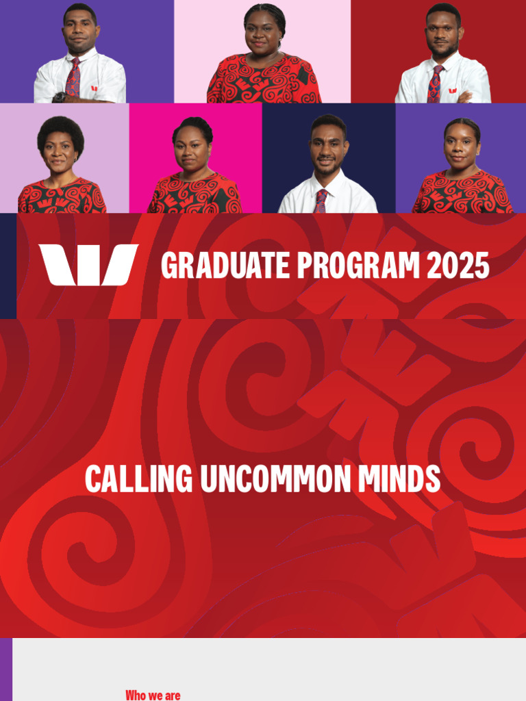Westpac PNG Graduate Program Info Pack 2025 | PDF
