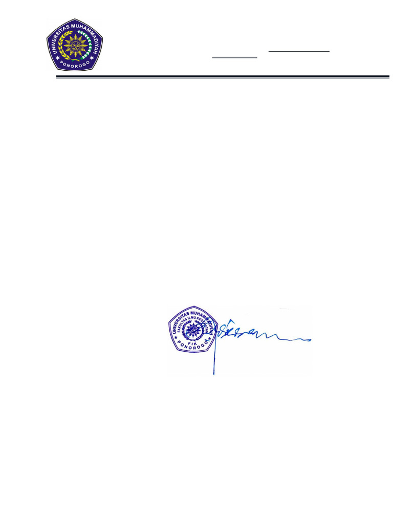 RSUM Ponorogo - Surat Undangan Presus-1 | PDF