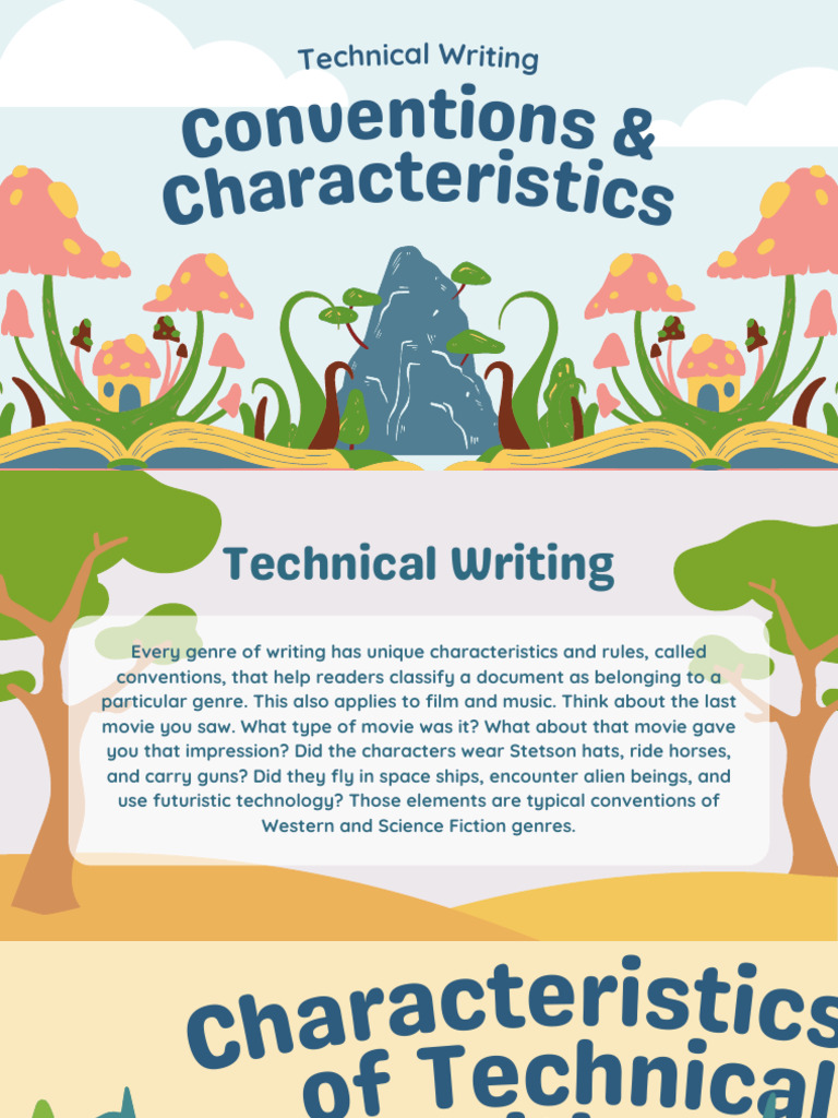 Conventions and Characteristics of Technical Writing 1 | PDF