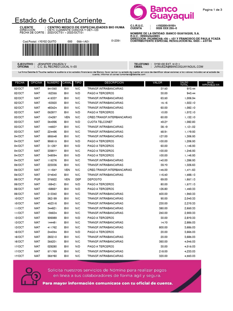 OCTUBRE Estado de Cuenta-2 | PDF