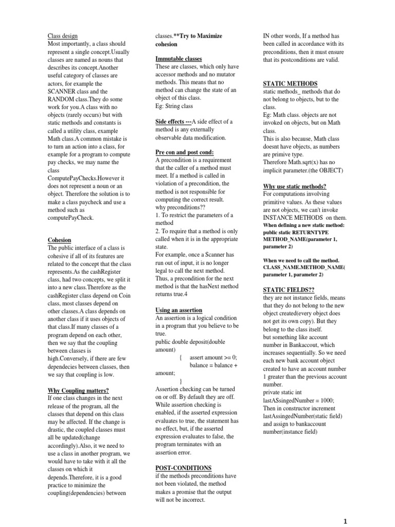 My Tute Class Design | PDF | Method (Computer Programming) | Class ...