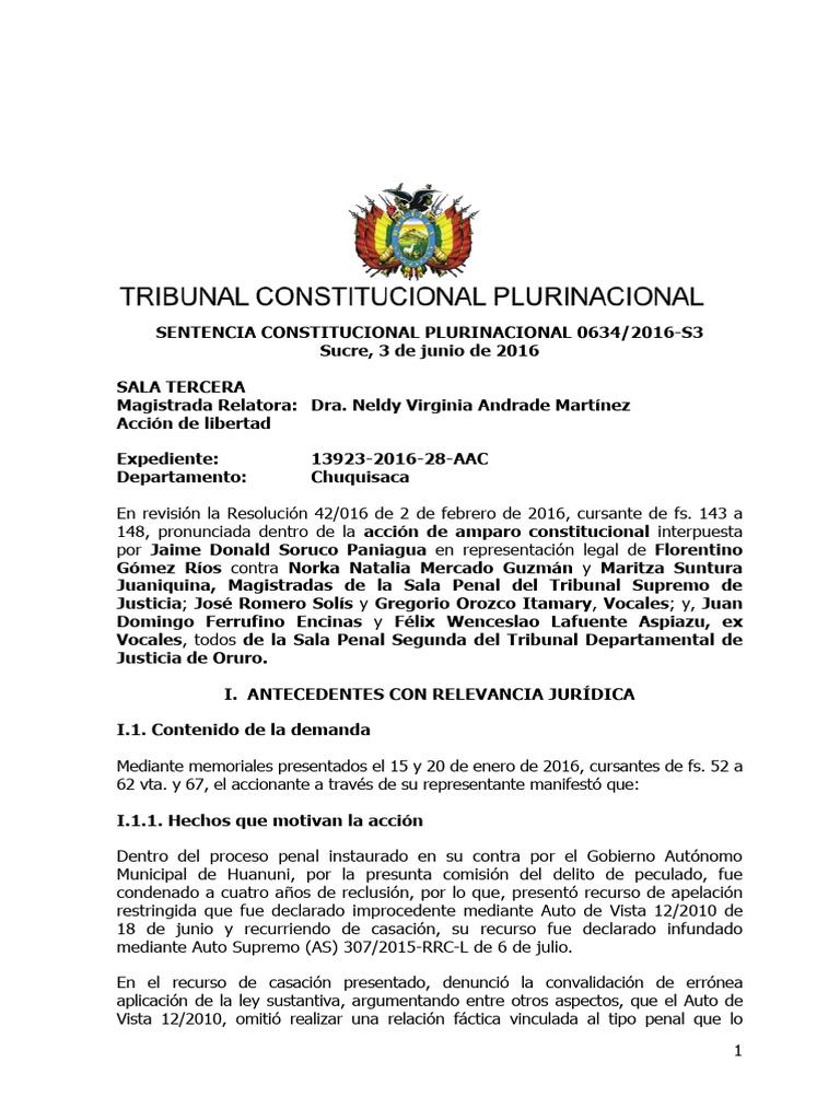 SCP 0634 2016 S3 Subsuncion | PDF