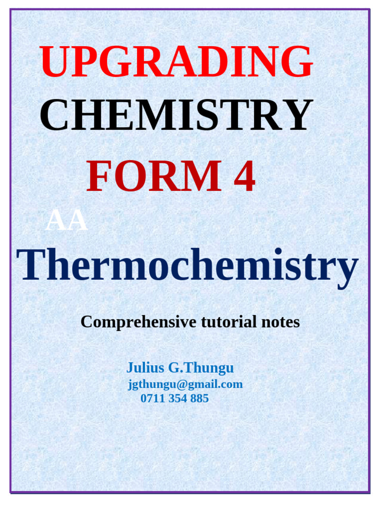 Chemistry f4 | PDF