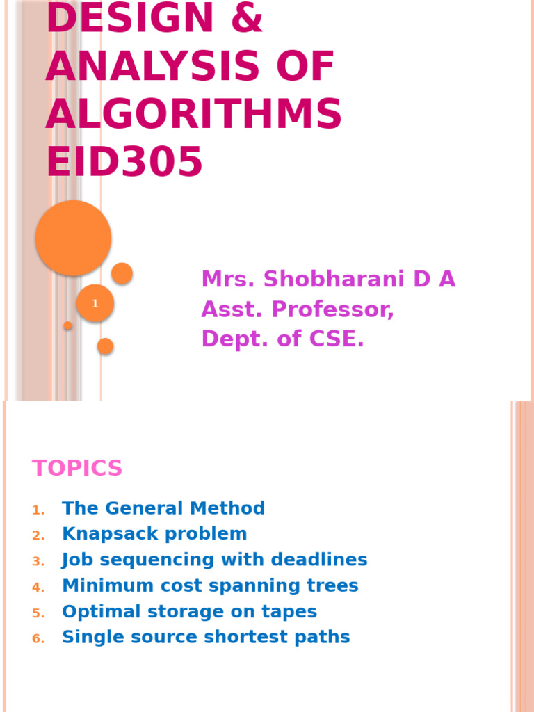 DAA Module2-PPT-1 | PDF