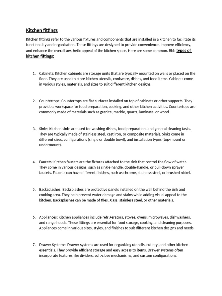 Finishes and Fittings Gbc3 | PDF