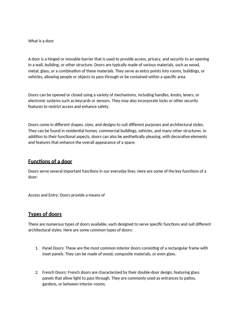 Doors and Windows GBC 3 | PDF | Window | Door