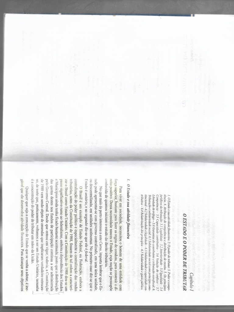 Hugo de Brito Machado - Estado e o Poder de Tributar | PDF