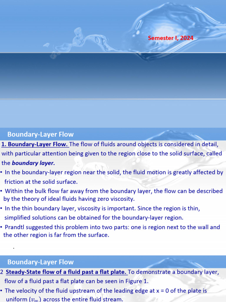 Boundary-Layer and Turbulent Flow | PDF