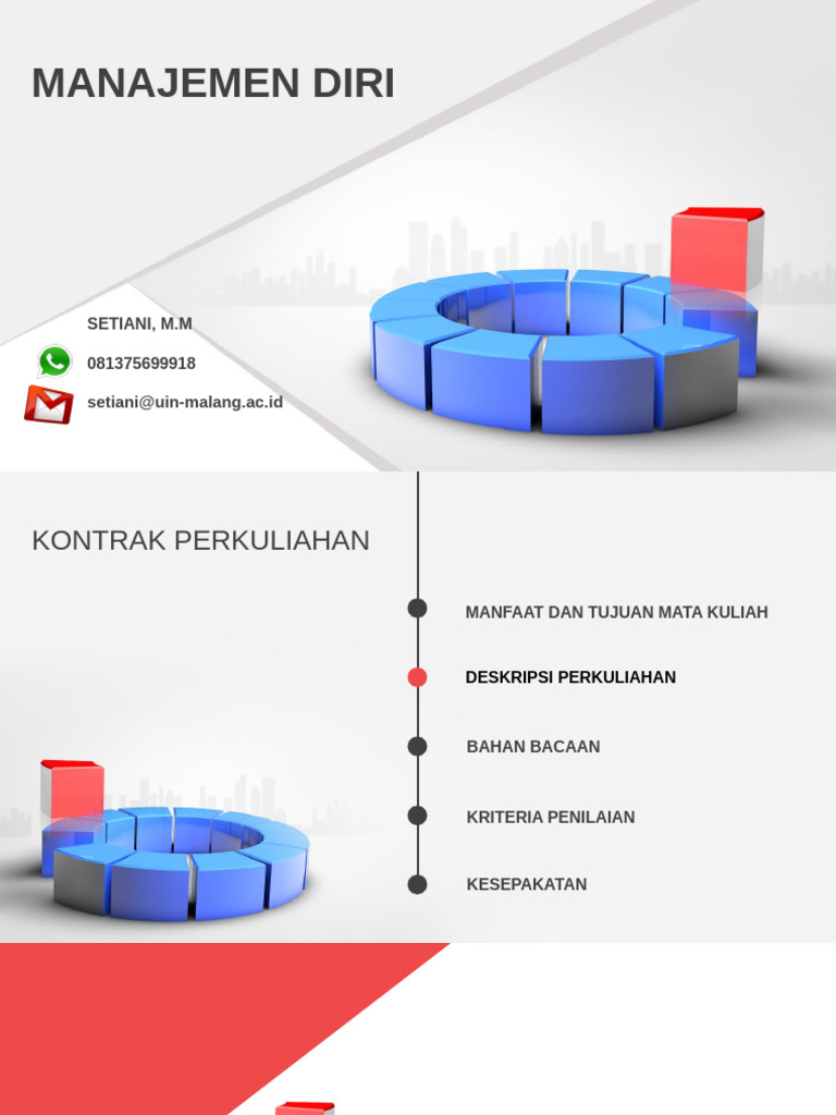 01 Pertemuan Manajemen Diri | PDF
