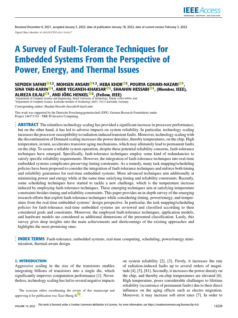 A Survey of Fault Tolerance Techniques F | PDF