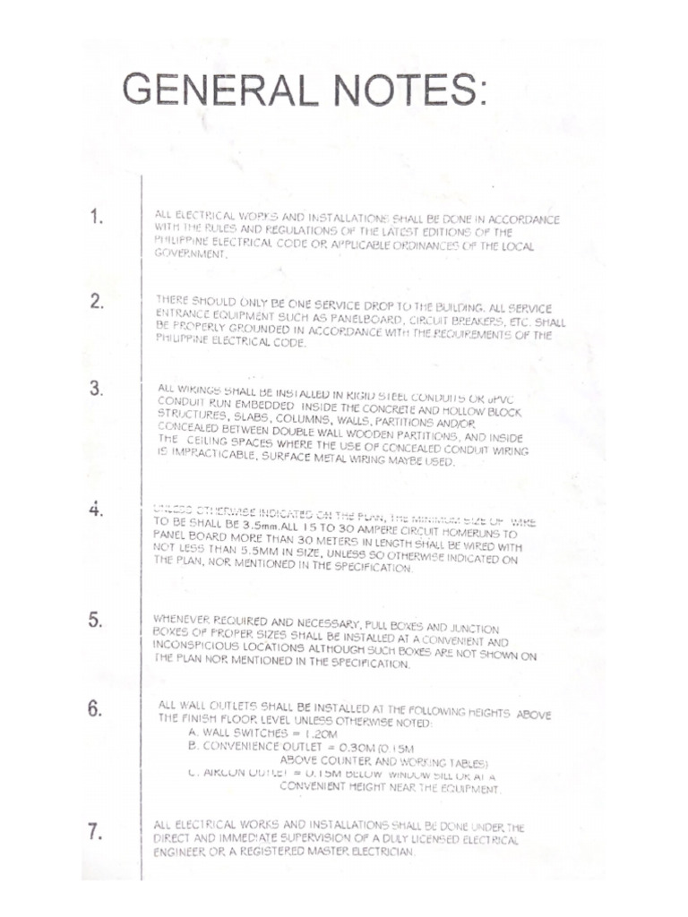 General Notes | PDF