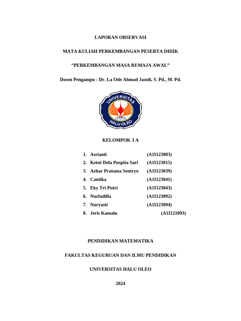 PPD Analisa Kel SMP | PDF