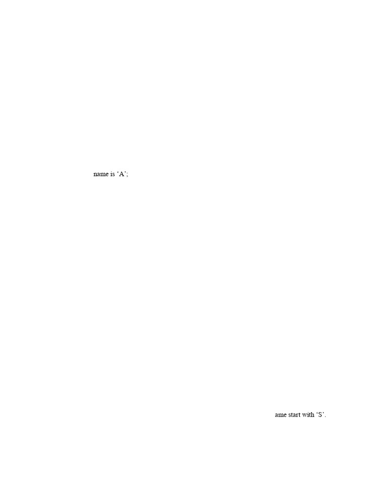 SQL Practice Set | PDF