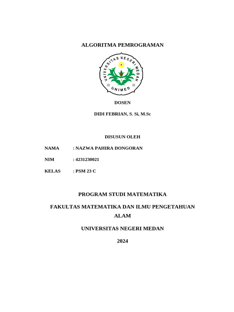 ALGORITMA PEMROGRAMAN Case Methode | PDF