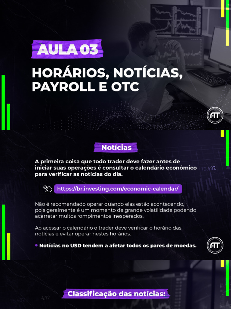 HORARIOS E NOTÍCIAS E OTC | PDF