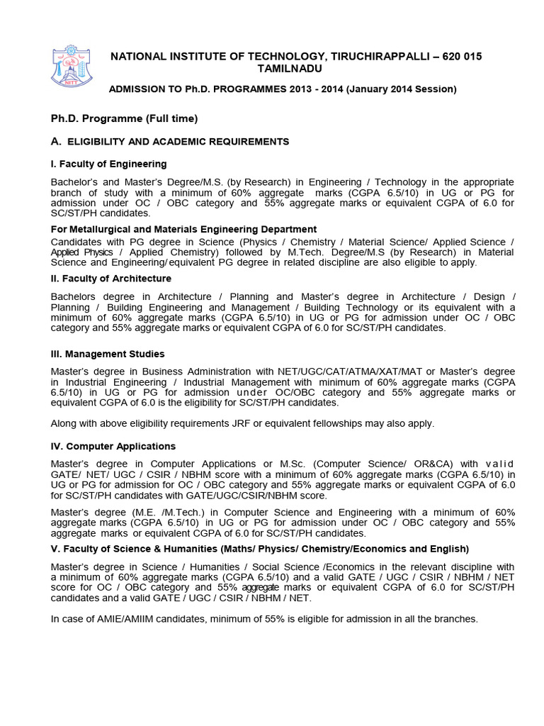 PHD Prospectus v2 | PDF