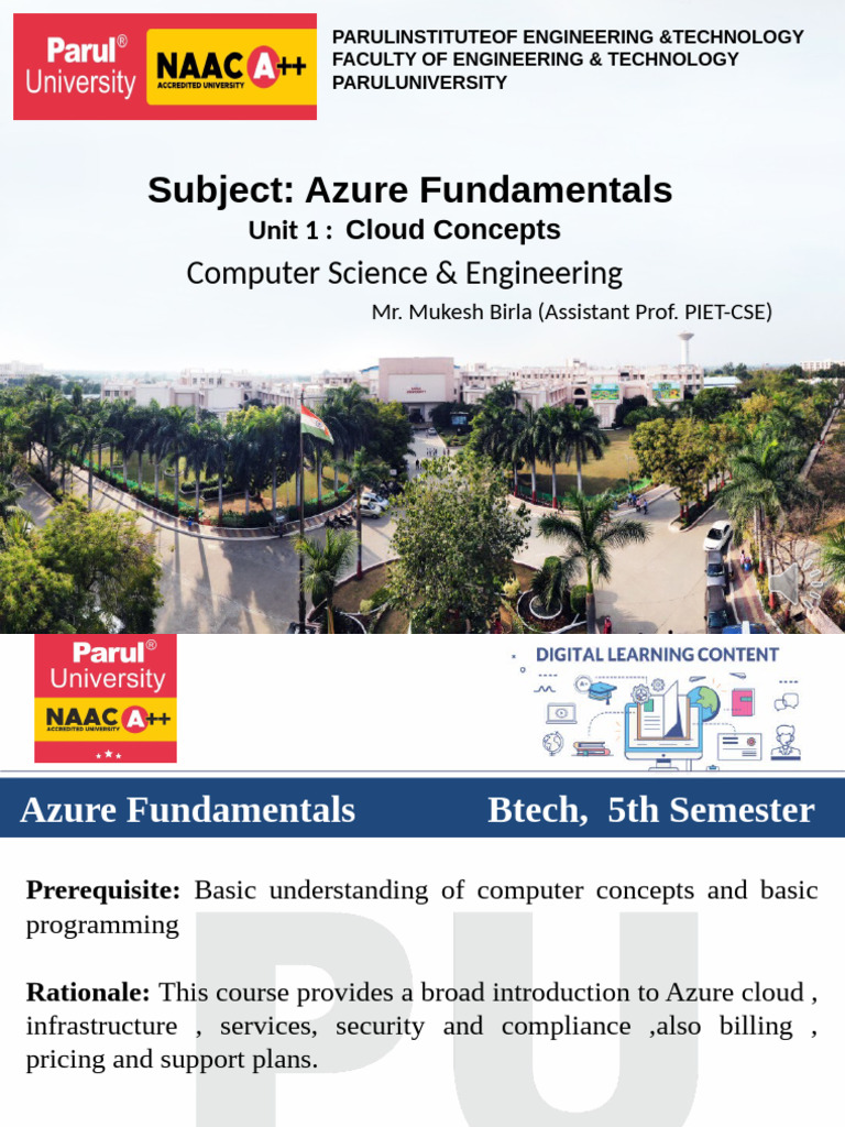 Azure - Unit-1 - Part 2 | PDF