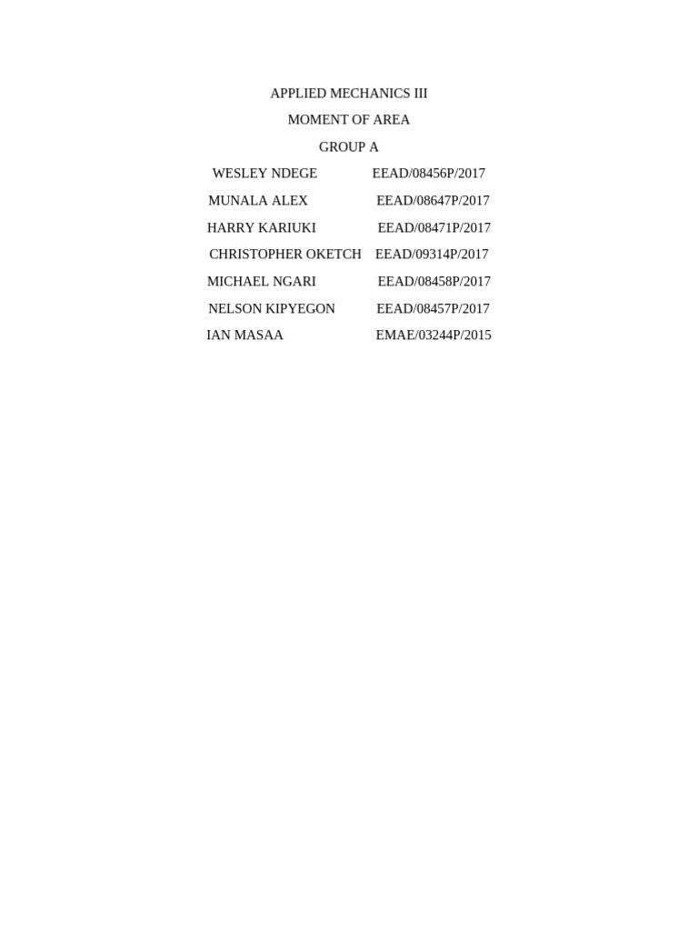 APPLIED MECHANICS III Summary | PDF