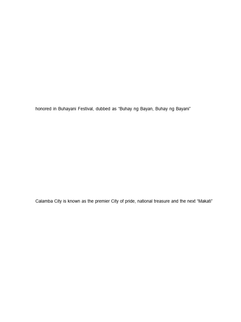 Calamba-City-Executive-Summary-2022 | PDF Calamba-City-Executive-Summary-2022 | PDF