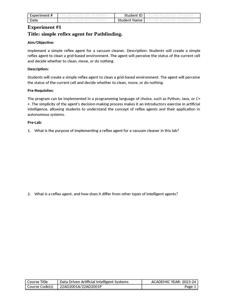 Experiment-1 | PDF Experiment-1 | PDF