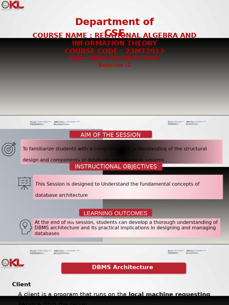 Session 2 DBMS | PDF