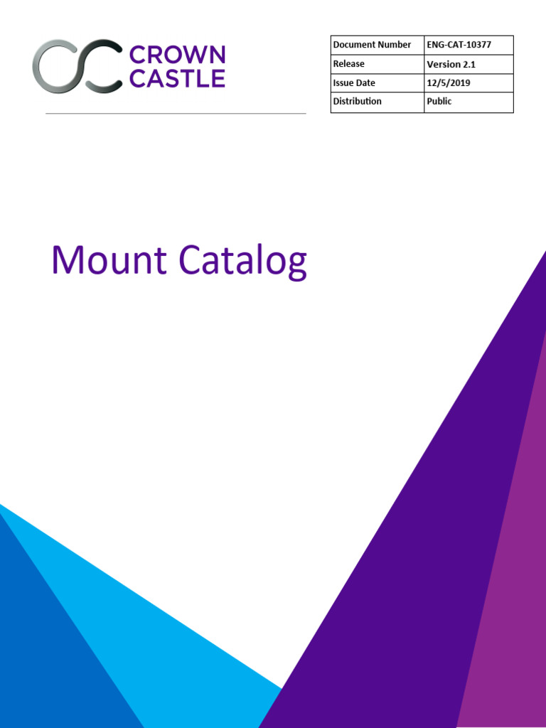 ENG-CAT-10377 Mount Catalog | PDF | Tecnología