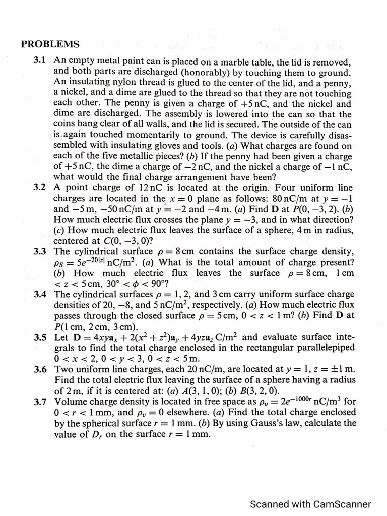 EMF Chapter 3 Assignment | PDF
