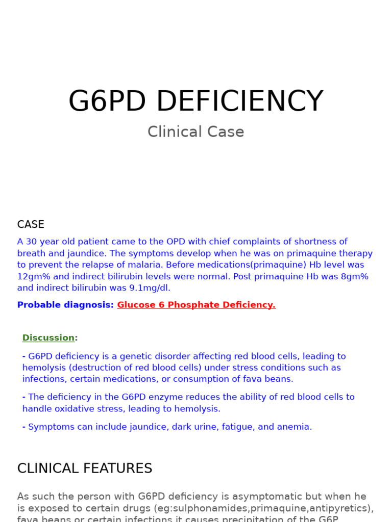 G6PD | PDF