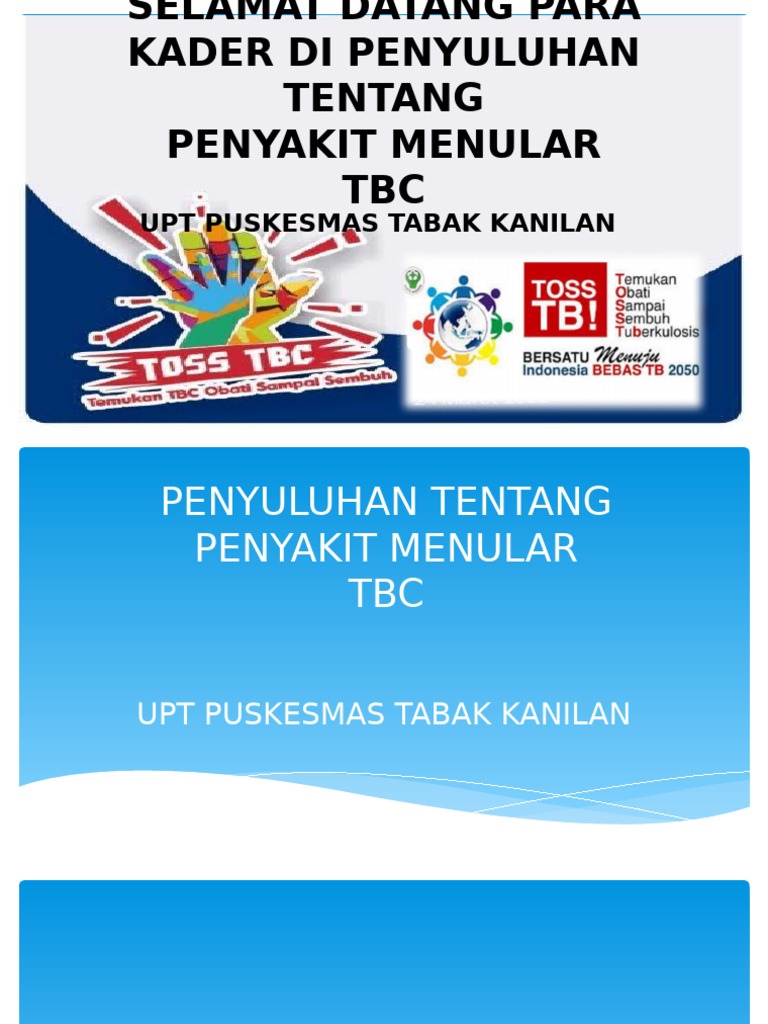 Pemberdayaan Kader TBC | PDF