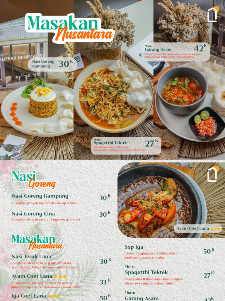 Menu Lalana | PDF
