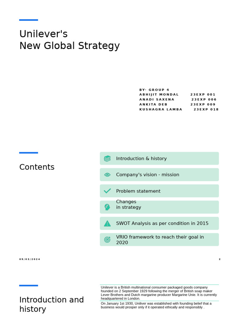 Unilever Case Study | PDF