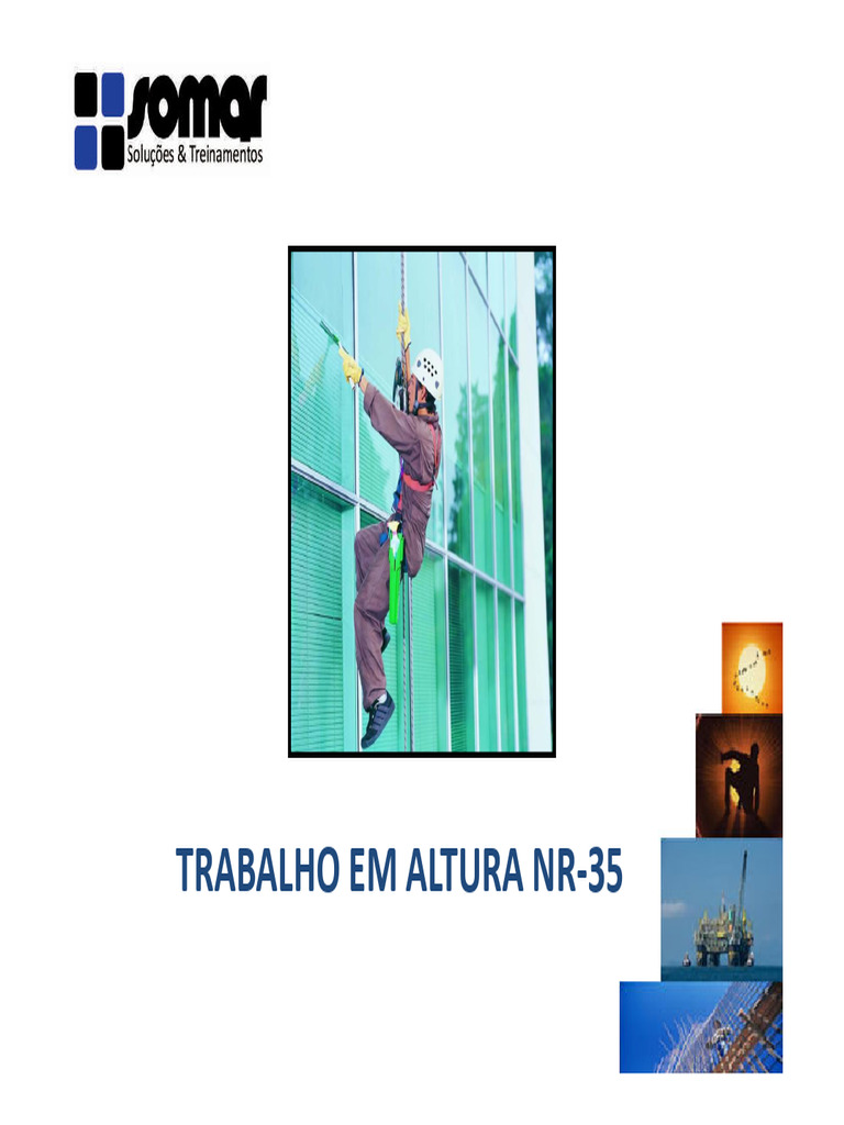 NR35 TRABALHO EM ALTURA - 08H - PDF 1 - TREINAMENTO | PDF