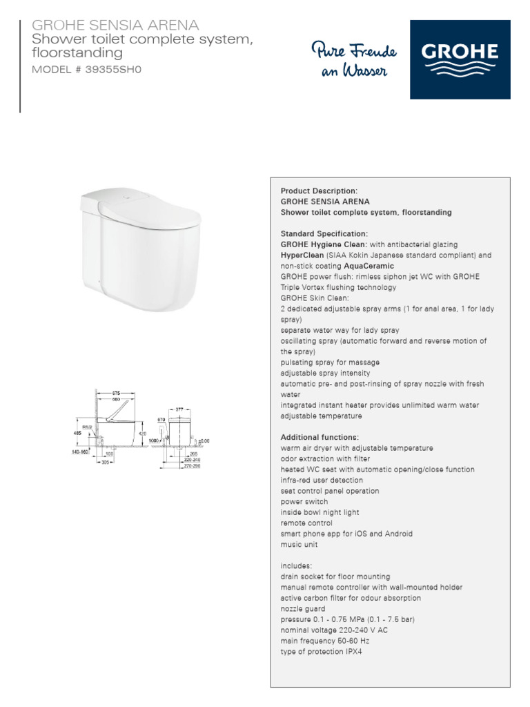 GROHE_Specification_Sheet_39355SH0 | PDF