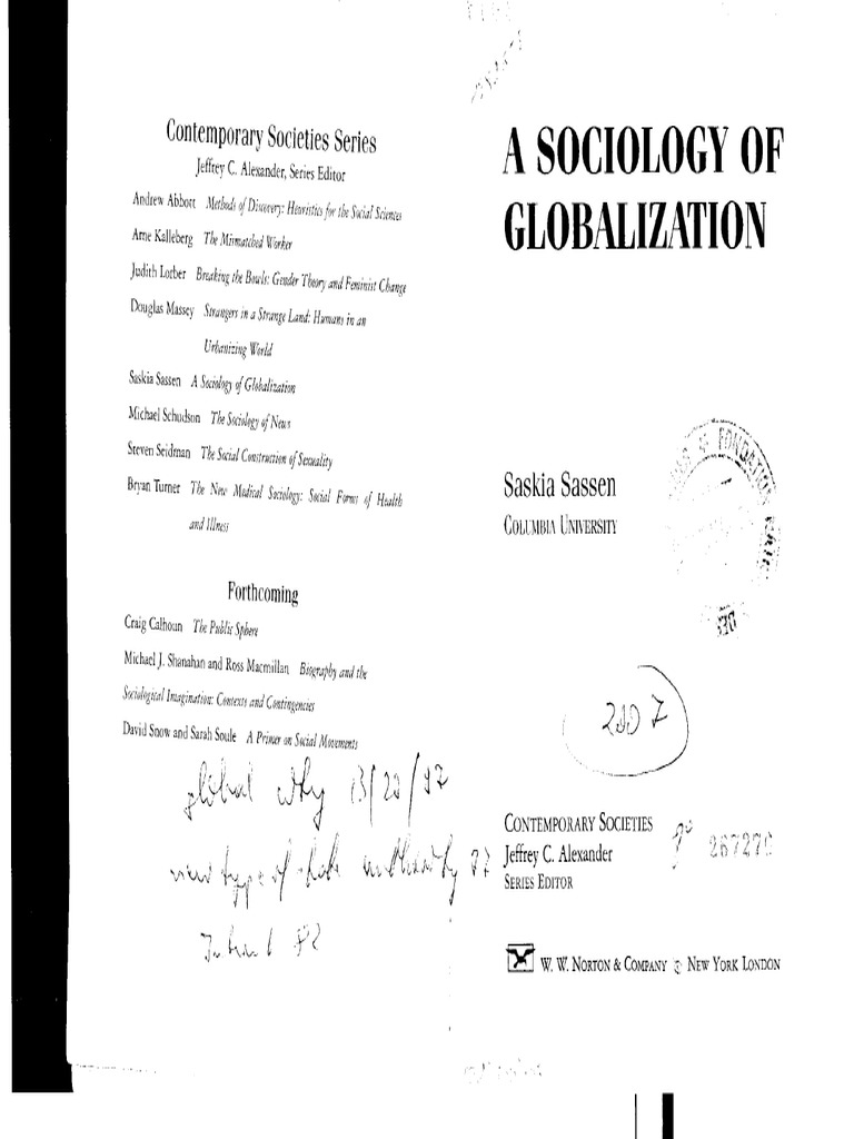 Sociology of Globalization - Regulation | PDF