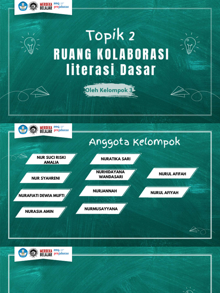Topik 2 - Ruang Kolaborasi Bagian 1 - Kelompok 3 | PDF