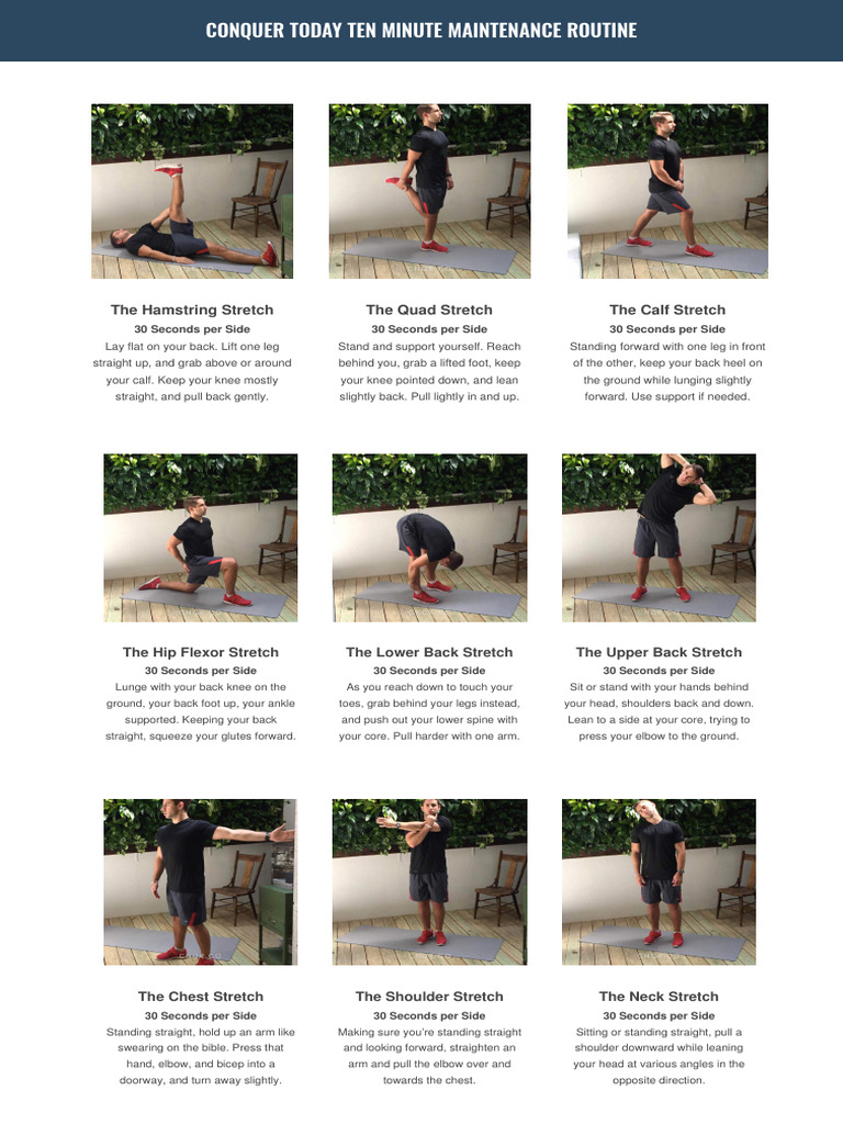 Conquer Today Ten Minute Maintenance Routine 2 | PDF