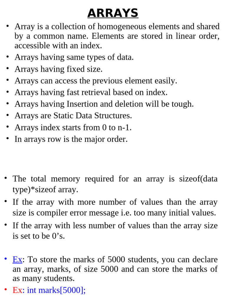 Arrays 180809061940 | PDF
