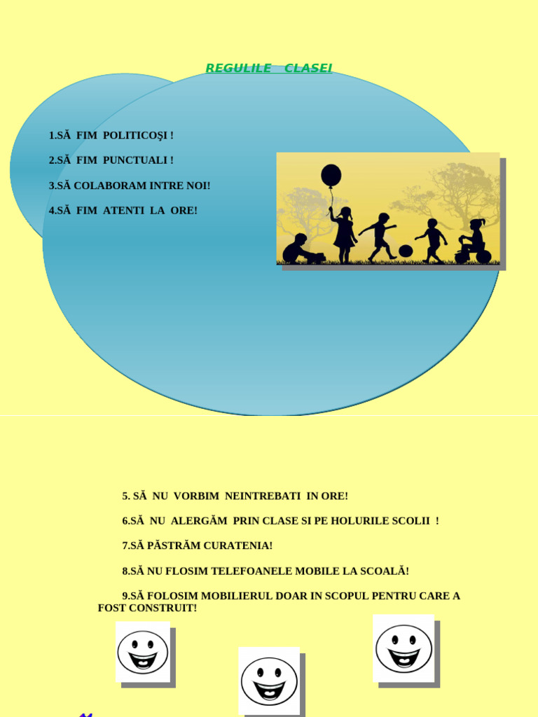16 Regulile Clasei | PDF