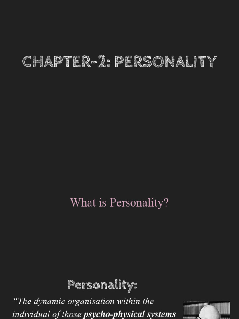 Chapter-2 - Personality | PDF