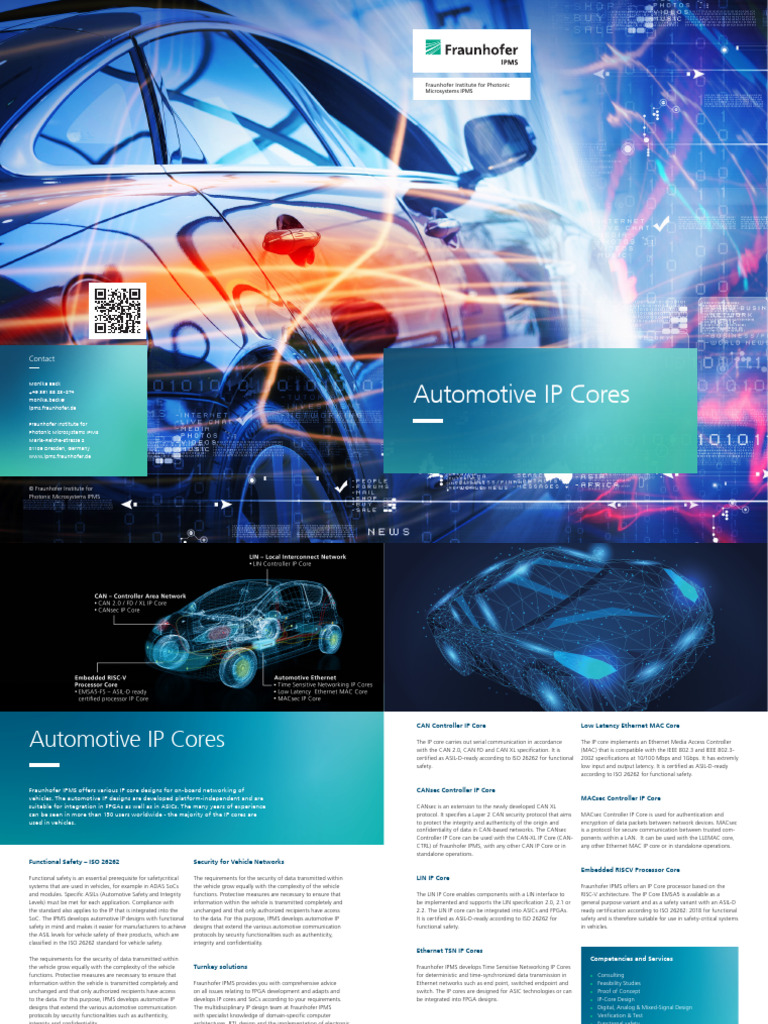 Fraunhofer IPMS-Automotive-IP-Cores | PDF