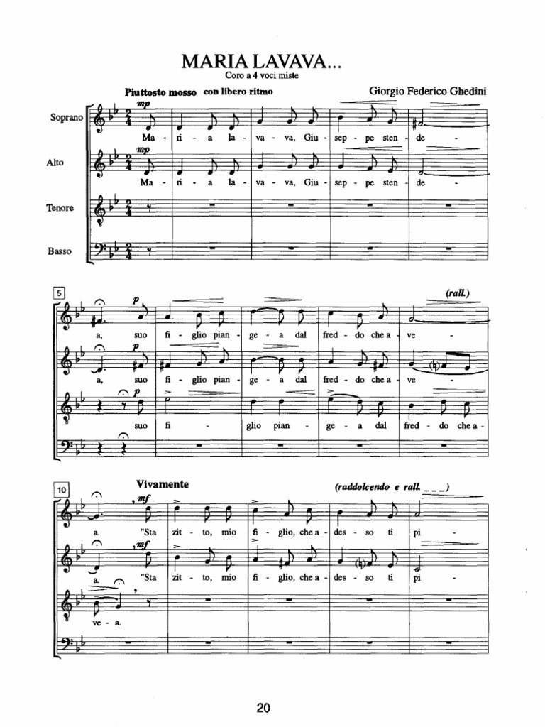 Maria Lavava Ghedini SCTB | PDF