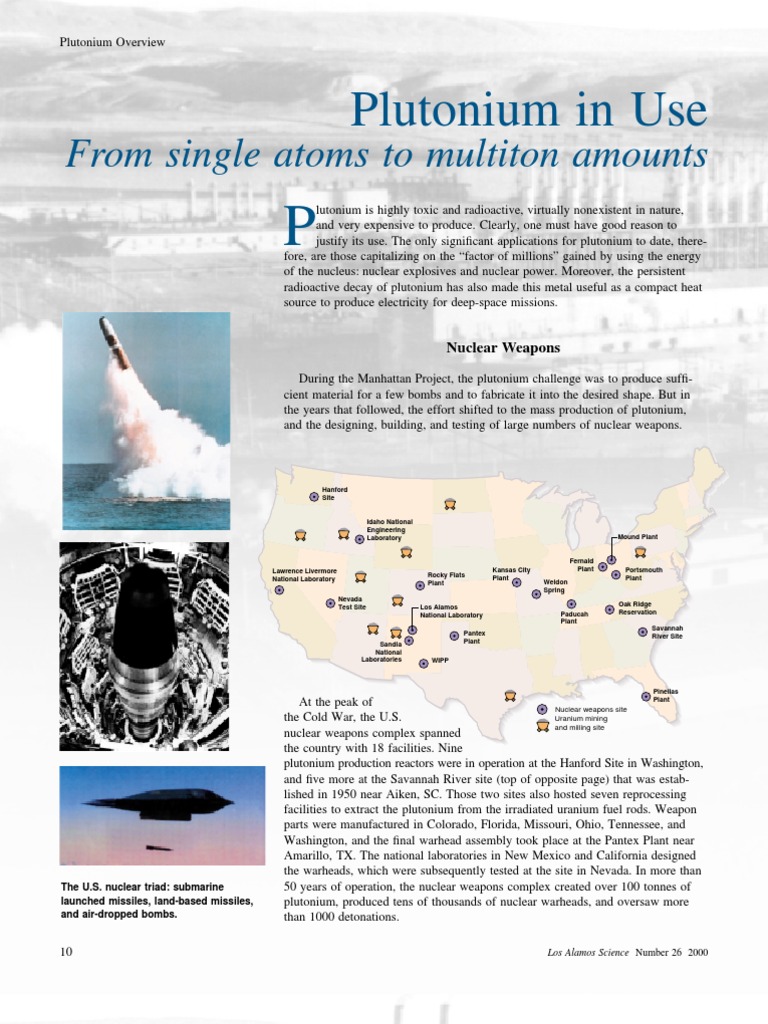 Plutonium in Use | Nuclear Reactor | Neutron