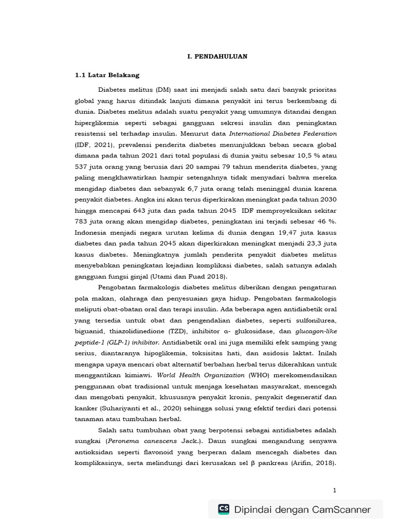 Bab 1 Repository | PDF | Disorders Of Endocrine Pancreas | Lifestyle